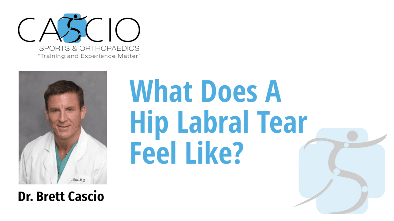 What Does A Hip Labral Tear Feel Like? - Lake Charles, LA - Orthopedic ...