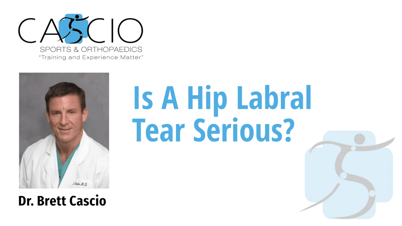Is A Hip Labral Tear Serious? - Lake Charles, LA - Orthopedic Surgeon